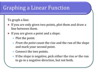 2.4 Linear Functions | PDF