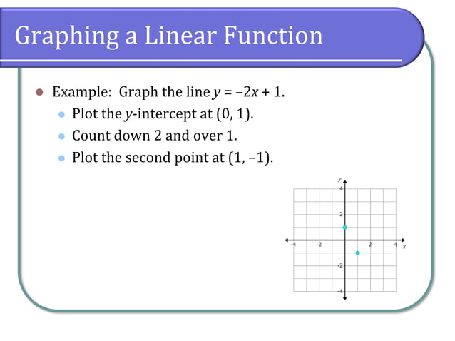 2.4 Linear Functions | PDF