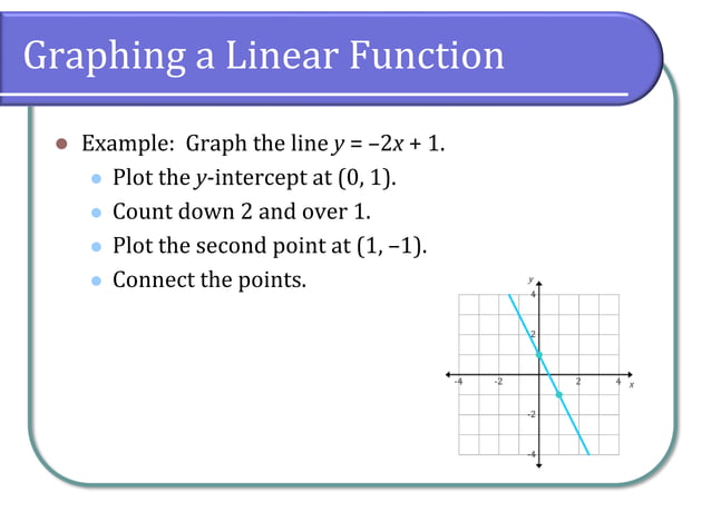 2.4 Linear Functions | PDF