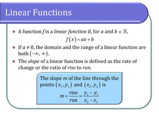 2.4 Linear Functions | PPT | Free Download