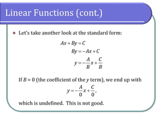 2.4 Linear Functions | PDF