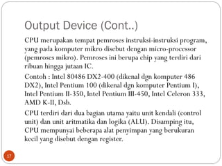 Sistem Informasi - Struktur dan Fungsi Sistem Komputer | PDF