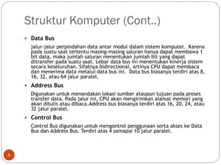 Sistem Informasi - Struktur dan Fungsi Sistem Komputer | PDF
