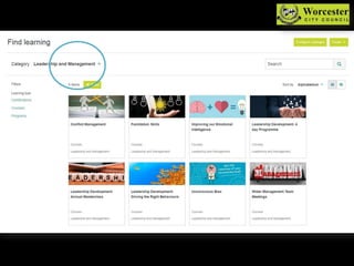 Learning Pool Live 2019 - Customer Success - Worcester City Council | PPT