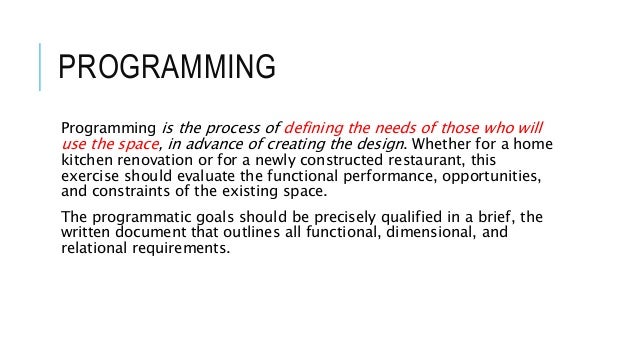 2.interior design process