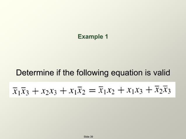 Boolean Algebra And Logic Simplification Ppt Programming Languages Computing