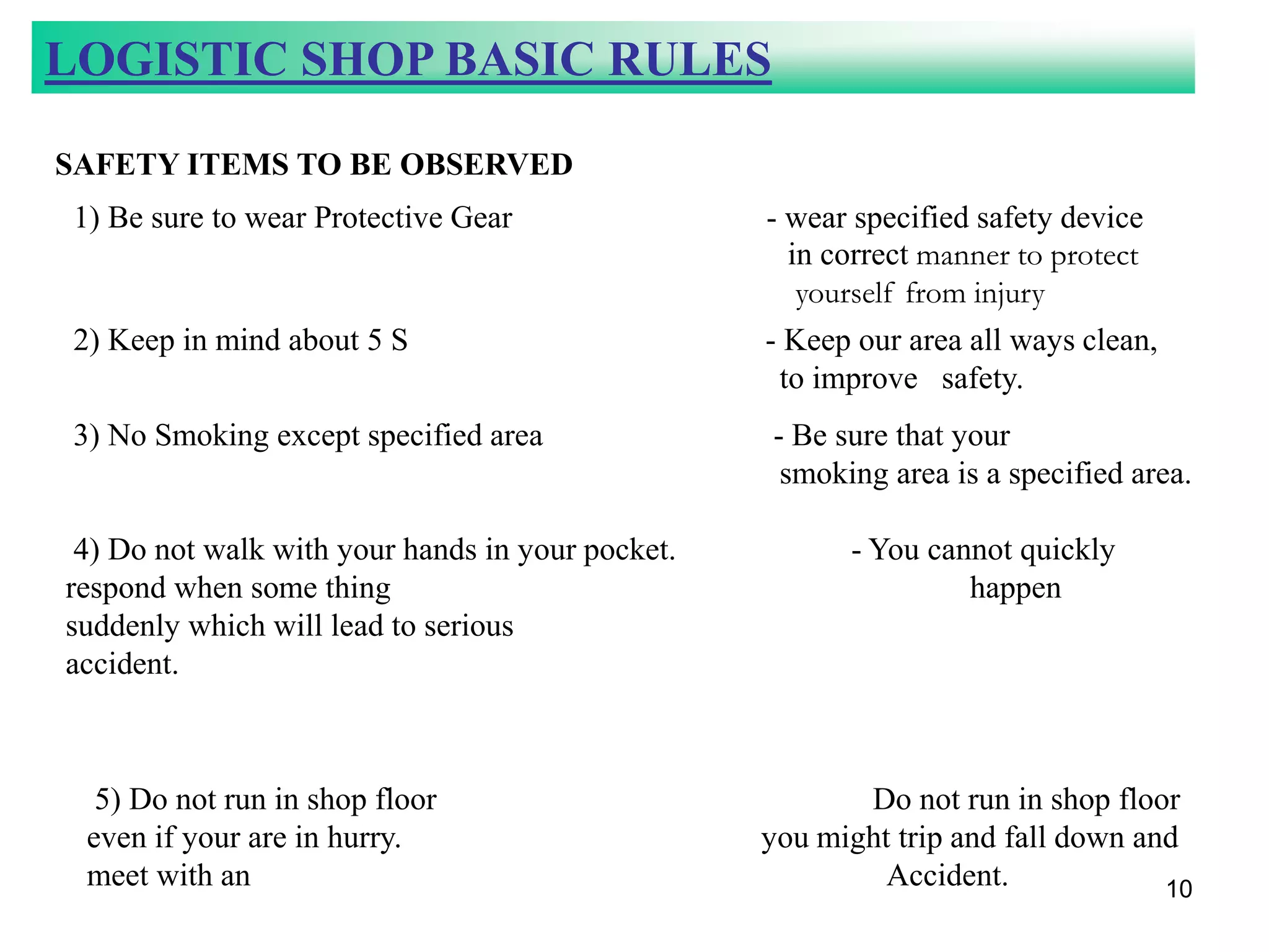 safety training | PPT