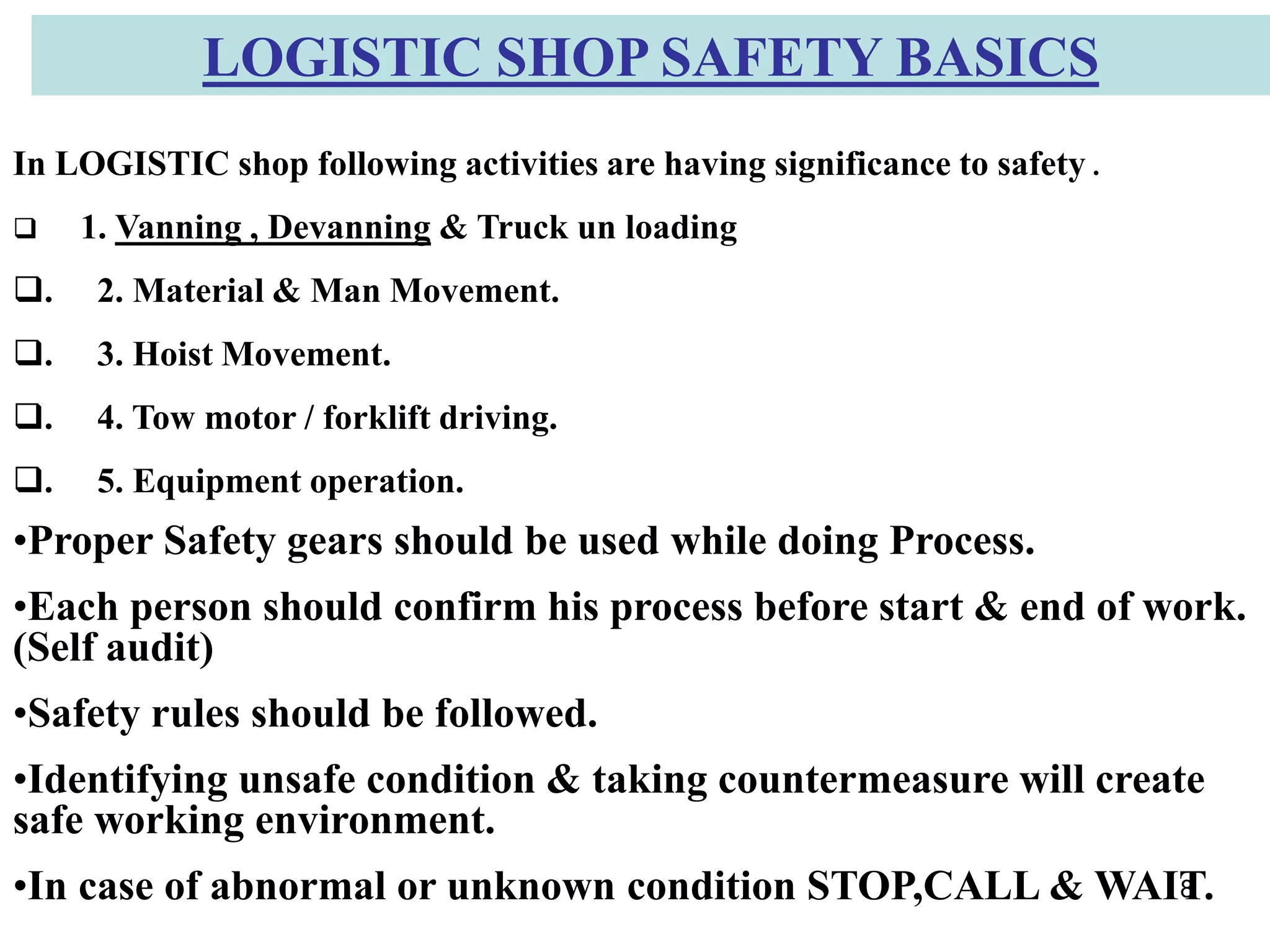 safety training | PPT