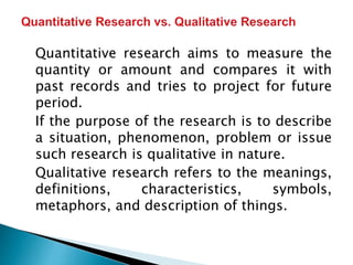 Types of Research in Music | PPT