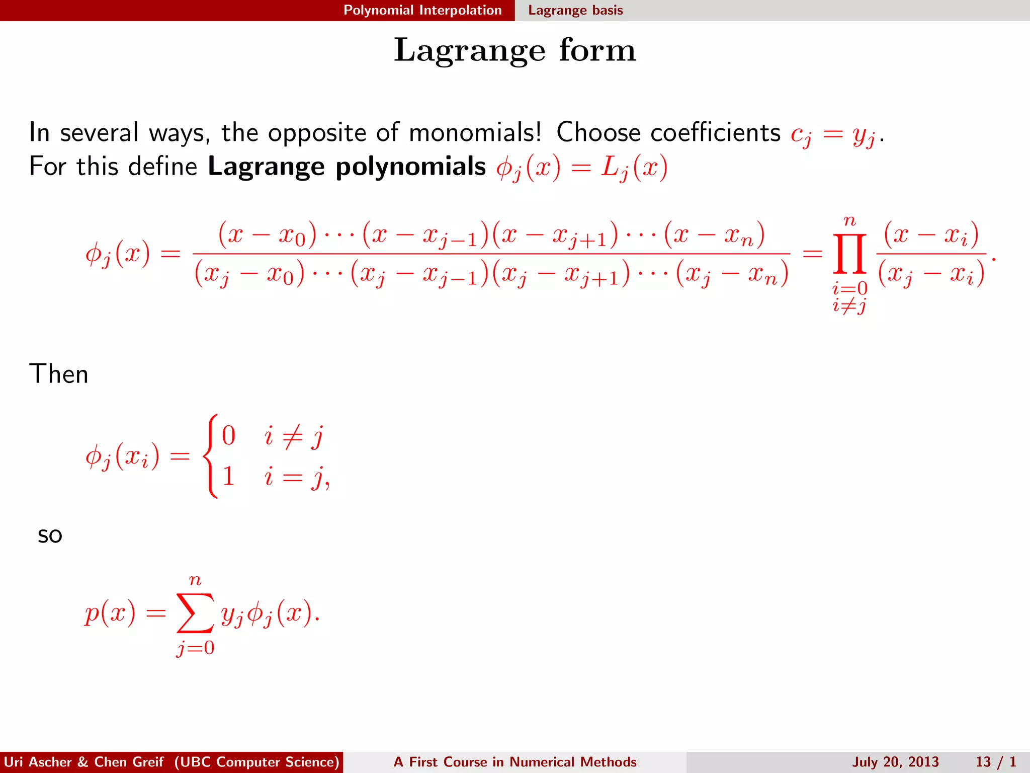 2. polynomial interpolation | PPT