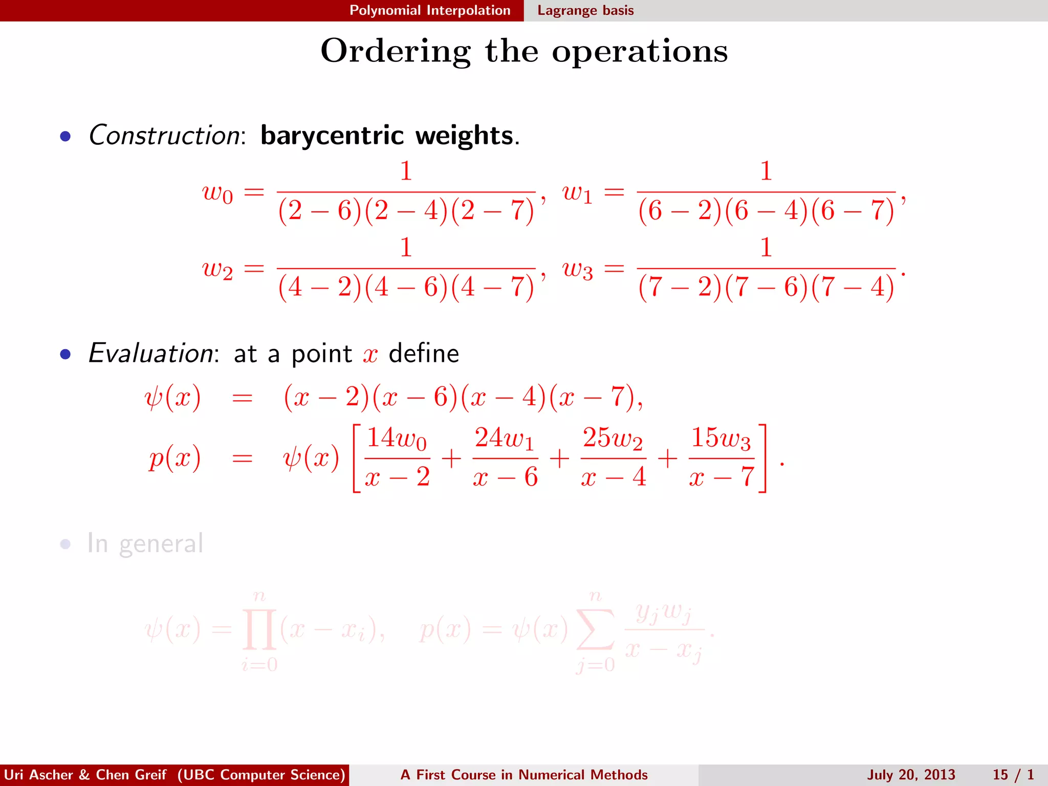 2. polynomial interpolation | PPT