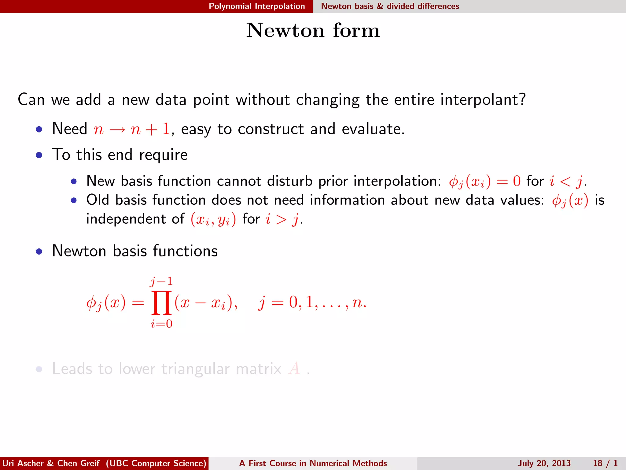 2 Polynomial Interpolation Ppt