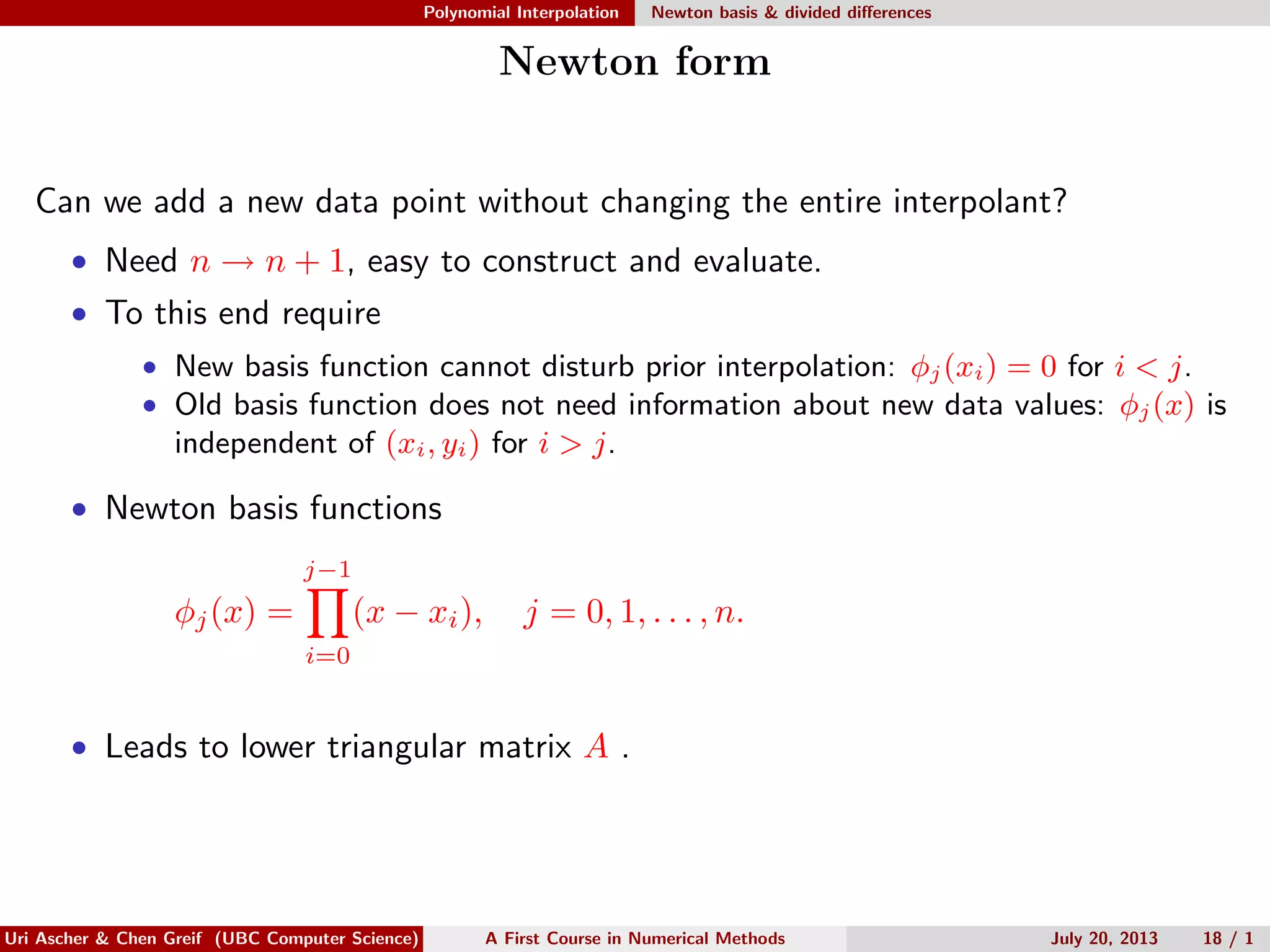 2. polynomial interpolation | PDF