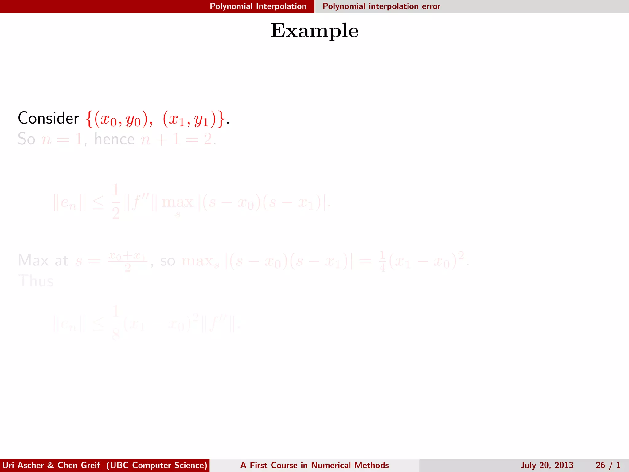 2. polynomial interpolation | PPT