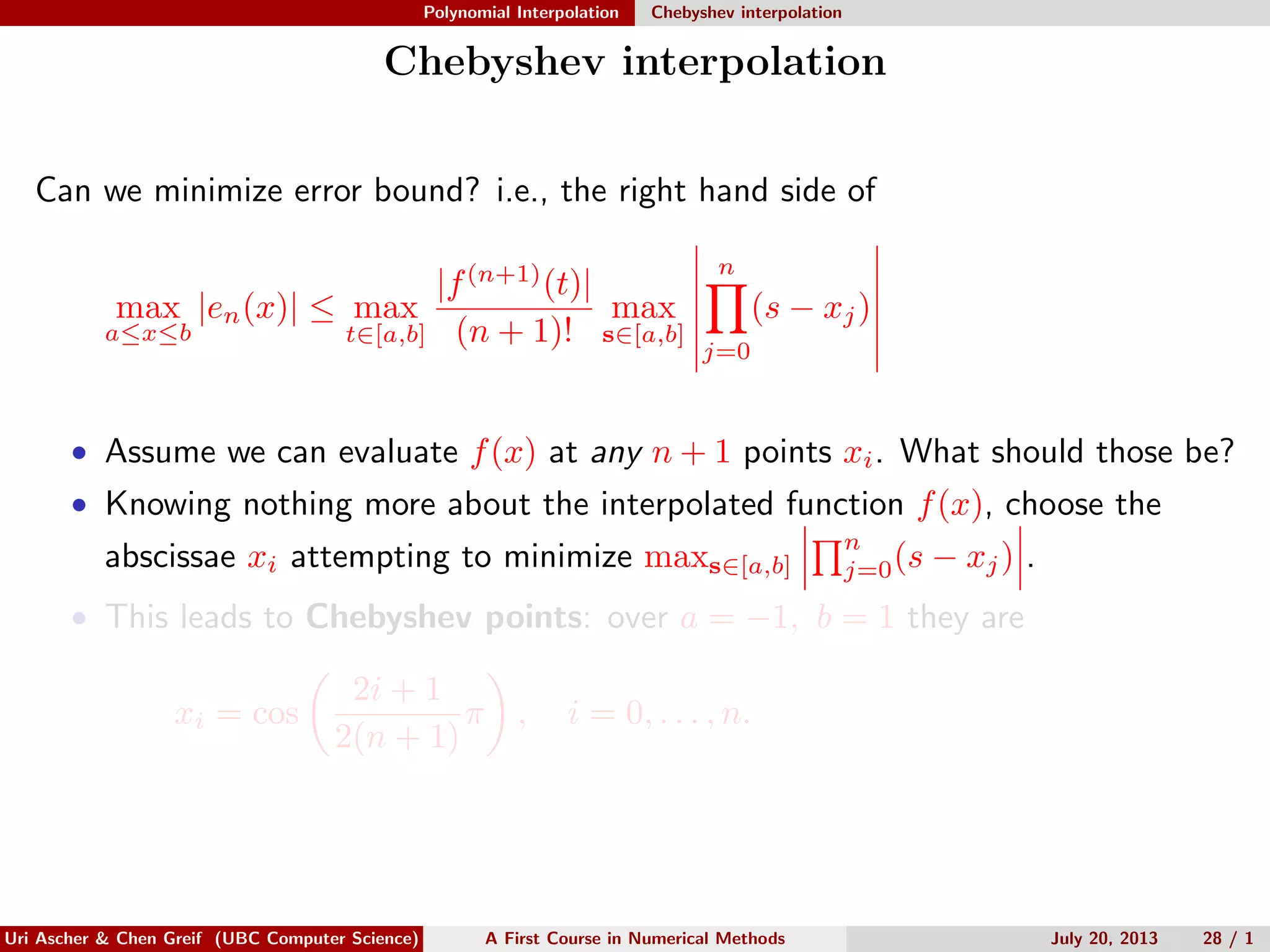 2. polynomial interpolation | PPT