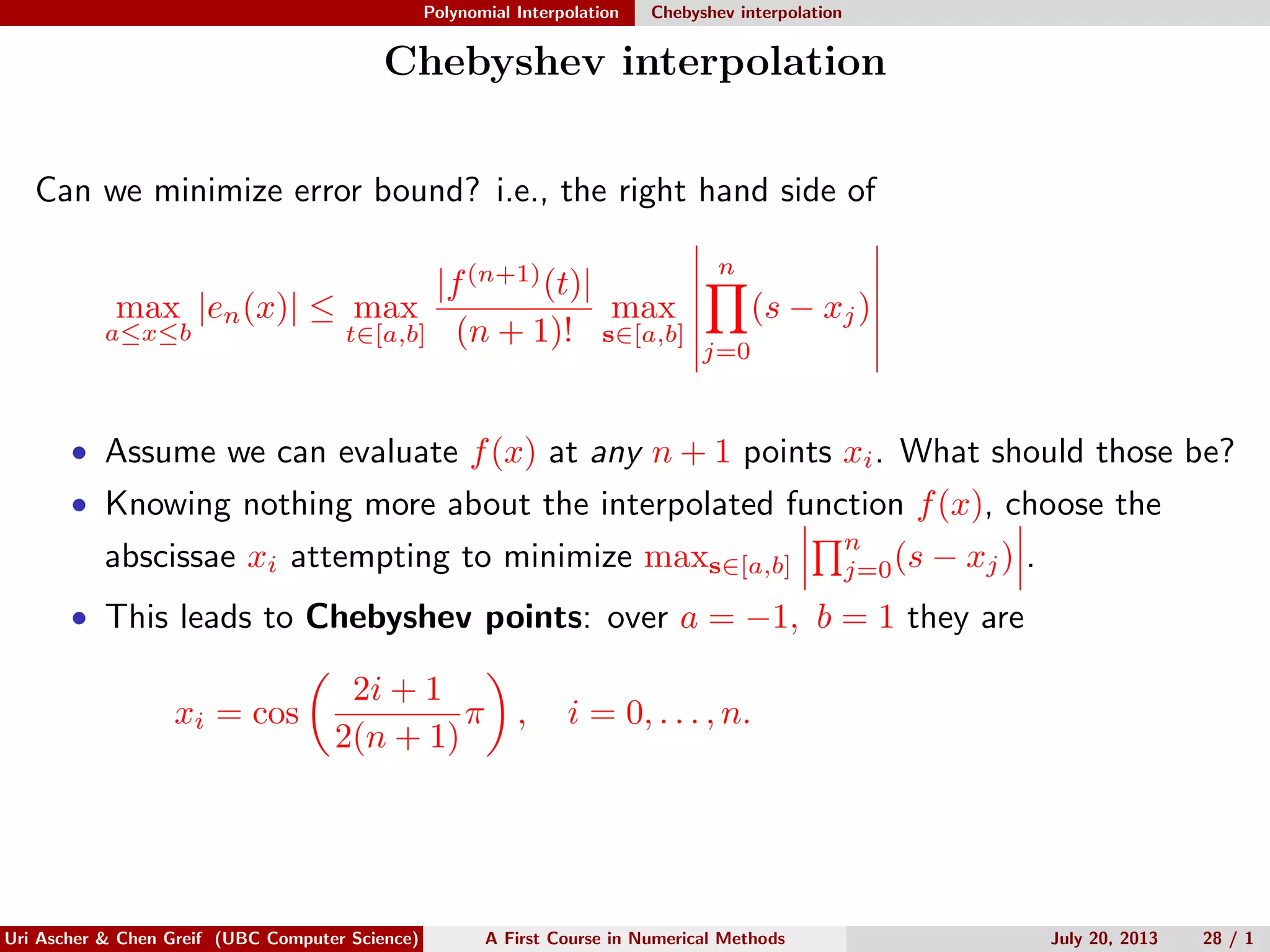2. polynomial interpolation | PPT