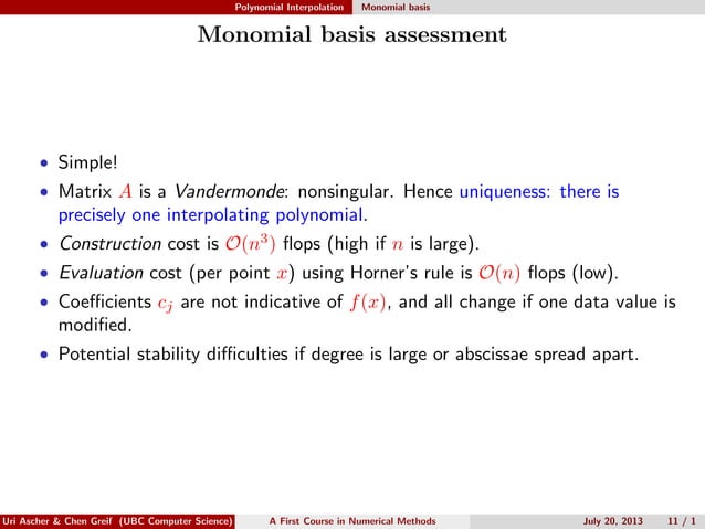 2 Polynomial Interpolation Ppt 4197