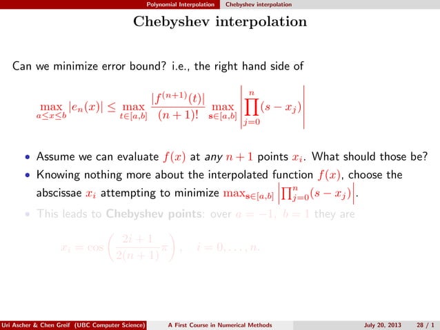 2. polynomial interpolation | PPT