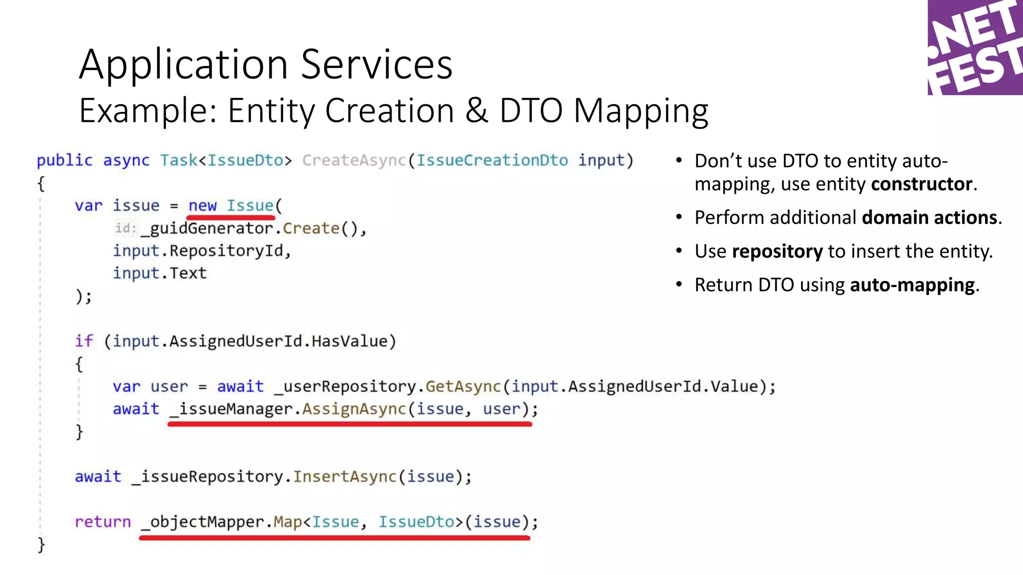 .NET Fest 2019. Halil Ibrahim Kalkan. Implementing Domain Driven Design | PPTX