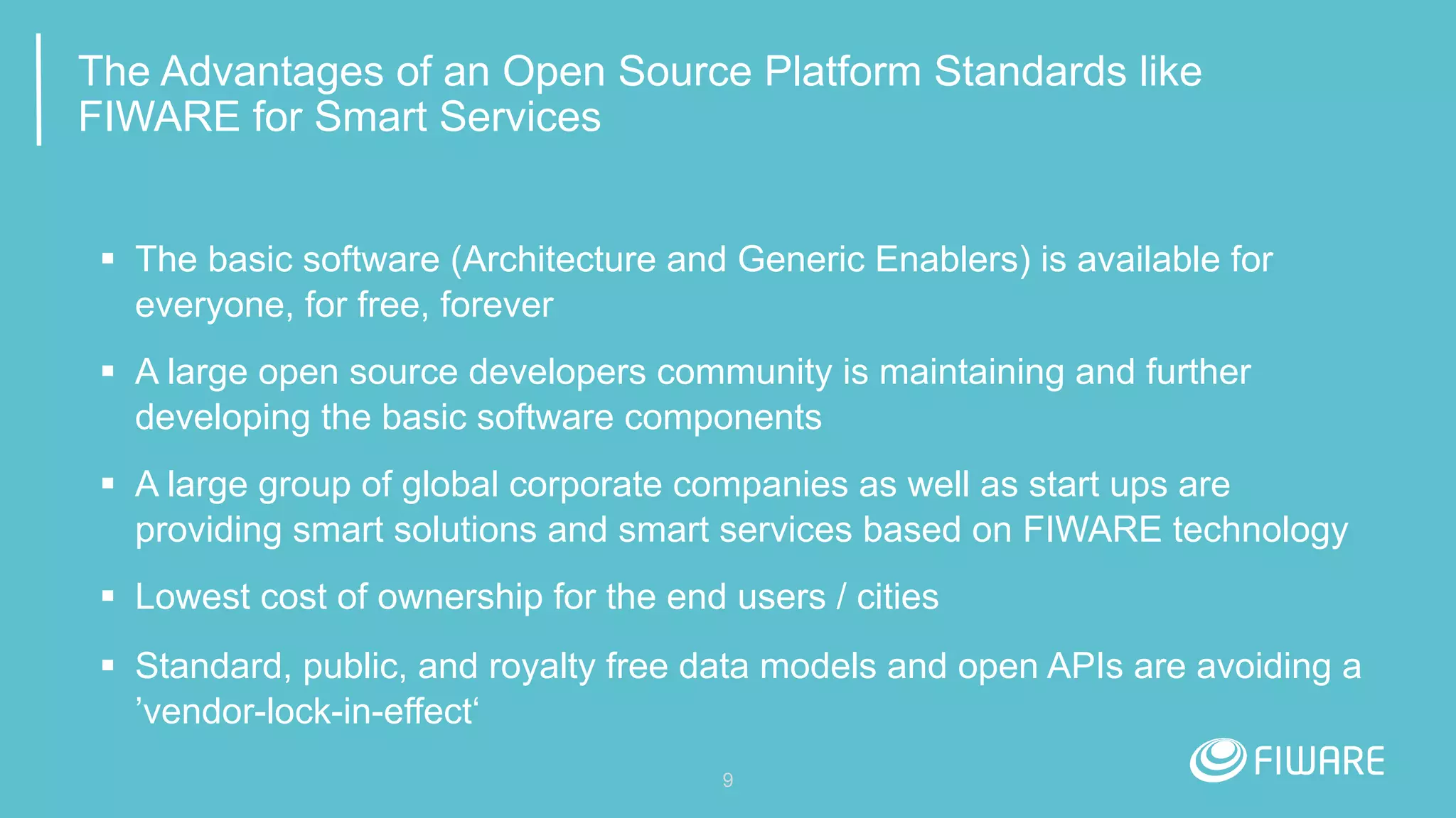 FIWARE Global Summit - Scale Up for a Real Smart Future | PPT