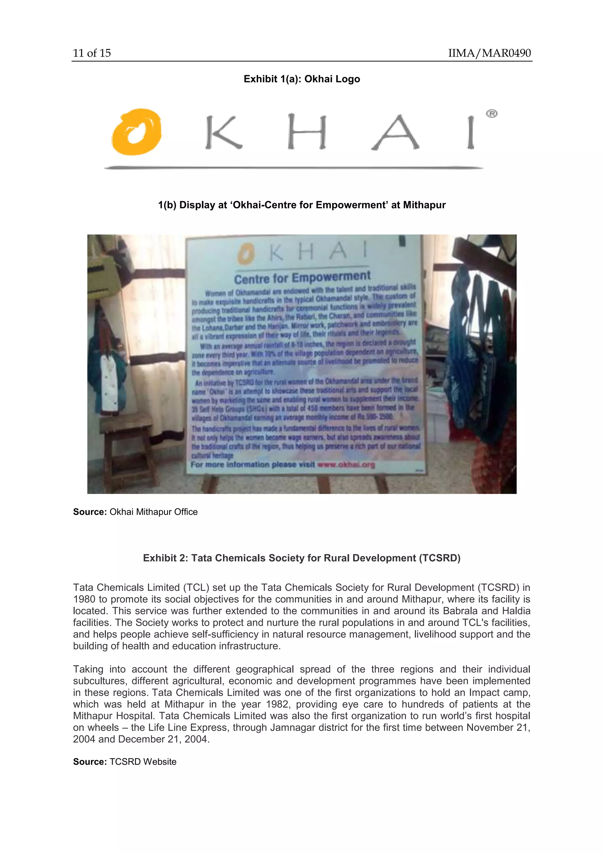 Okhai iima case study | PDF