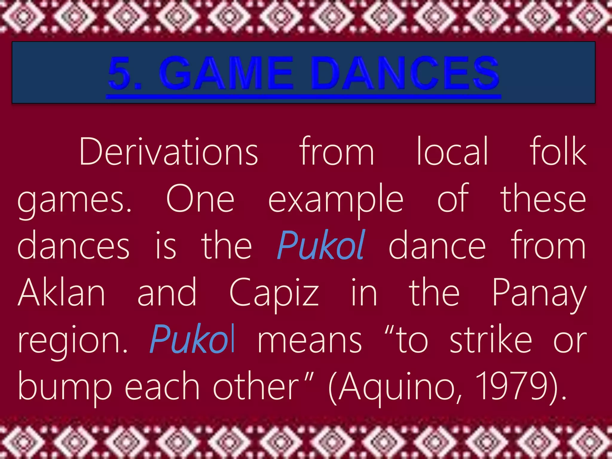 Different Types of Philippine Folk Dances | PPTX