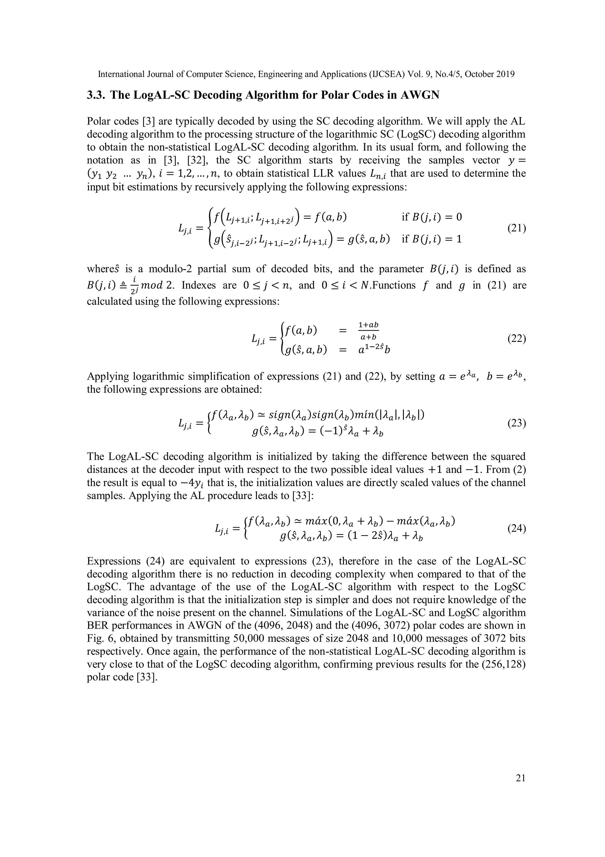 NON-STATISTICAL EUCLIDEAN-DISTANCE SISO DECODING OF ERROR-CORRECTING CODES OVER GAUSSIAN AND ...