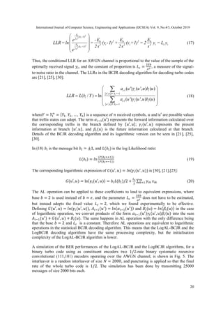 NON-STATISTICAL EUCLIDEAN-DISTANCE SISO DECODING OF ERROR-CORRECTING CODES OVER GAUSSIAN AND ...