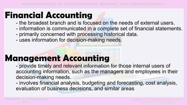 2. branches of accounting | PDF