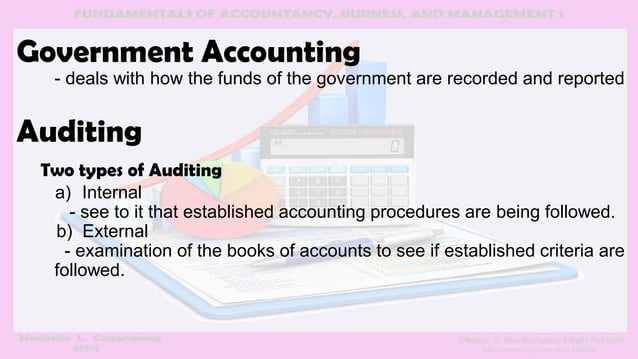 2. branches of accounting | PDF