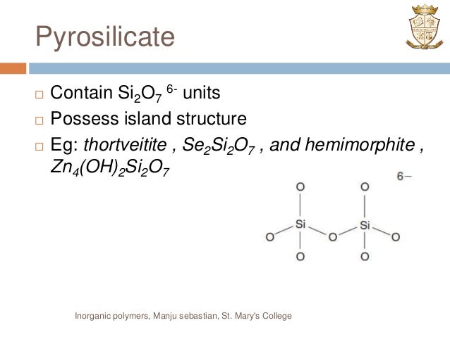 Inorganic polymers
