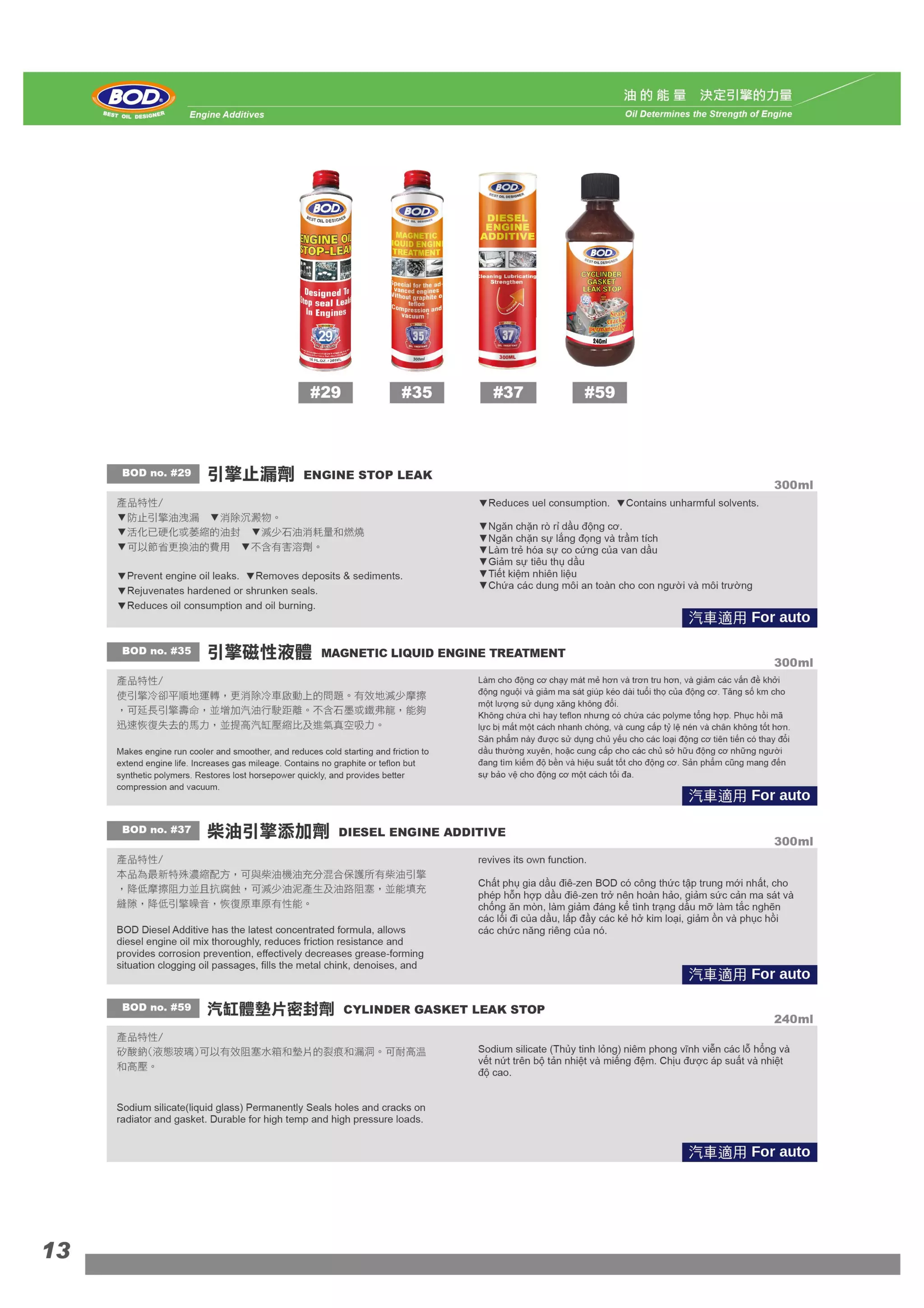 BOD Lubricant Catalogue (Vehicle Using Oils) | PDF