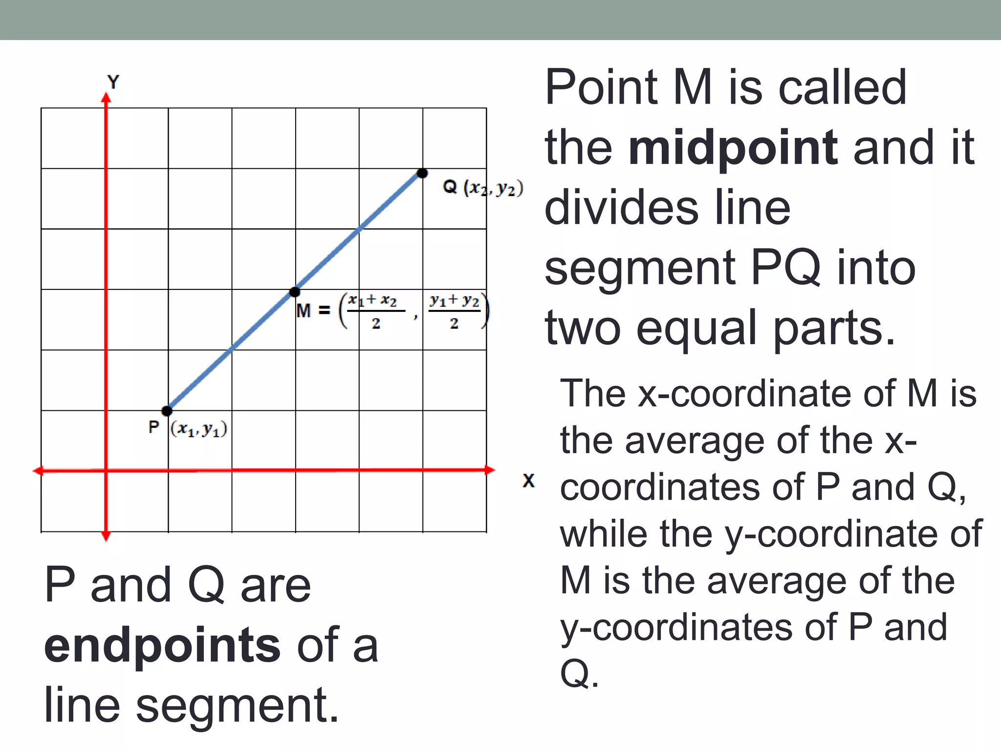 MIDPOINT FORMULA | PPTX