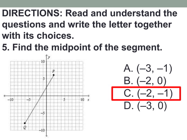 MIDPOINT FORMULA | PPTX