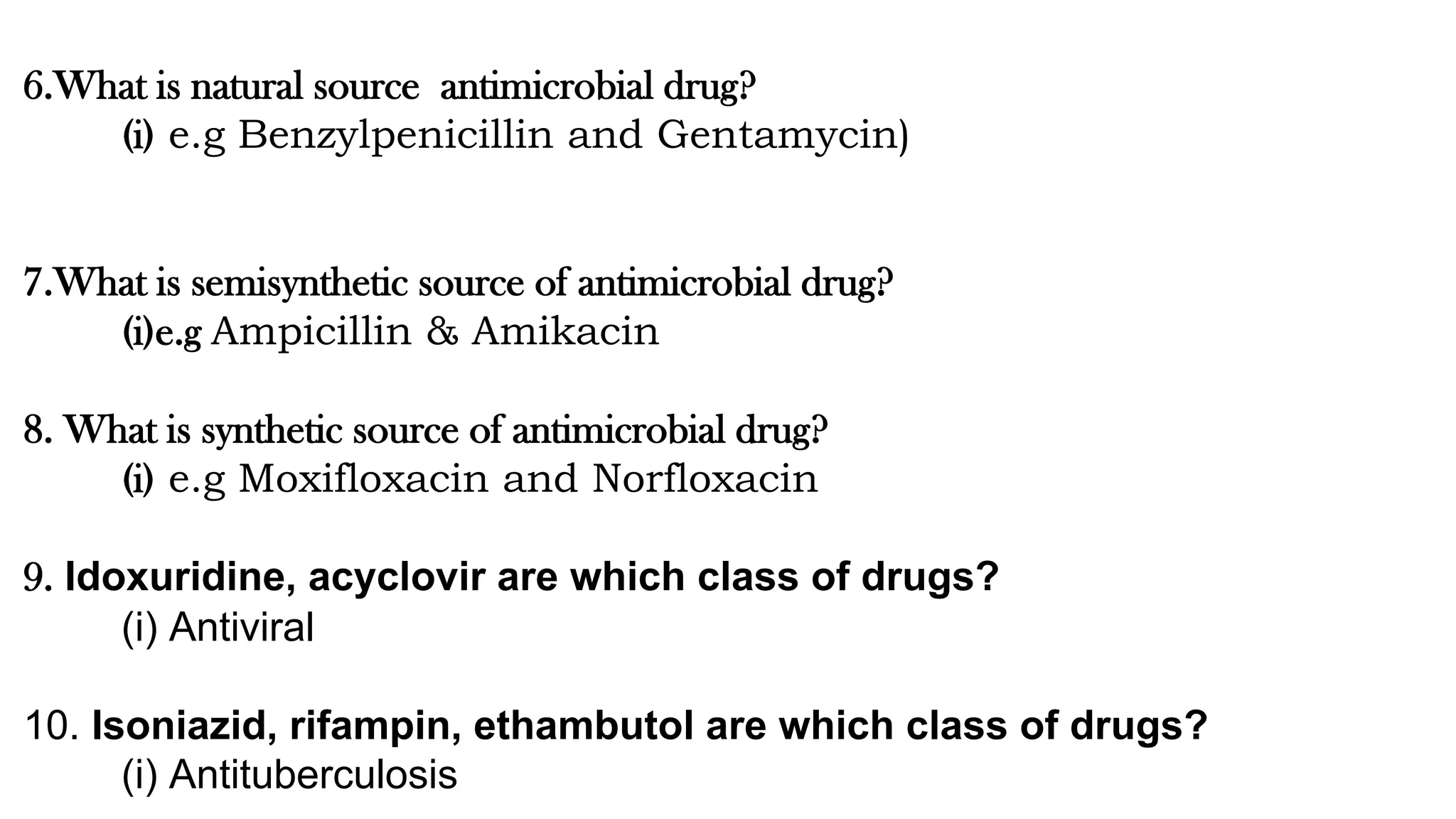 Classification; General principles in antibacterial chemotherapy-by Dr ...