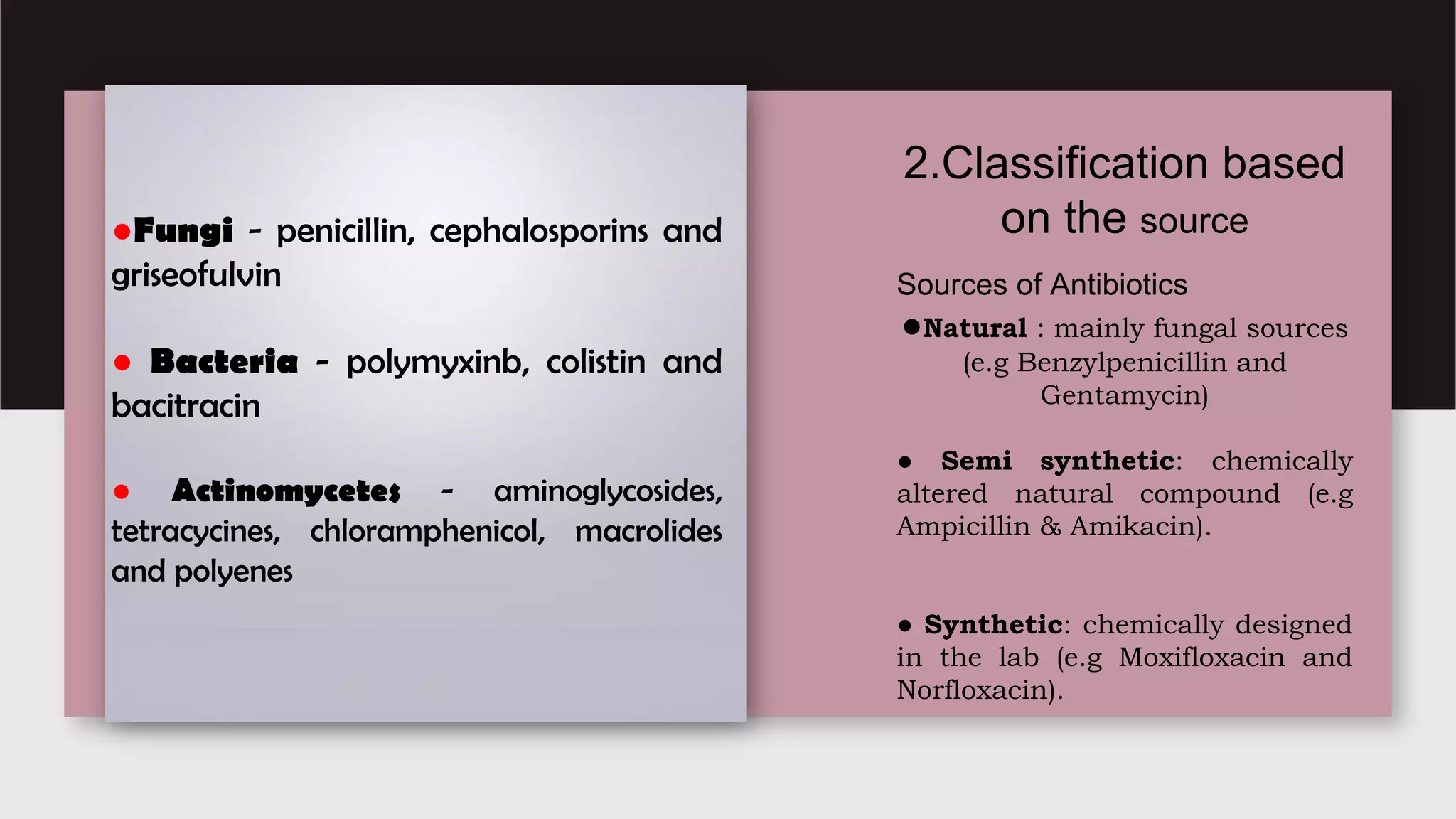Classification; General principles in antibacterial chemotherapy-by Dr ...