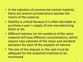 2. Quality Control Notes | PPT