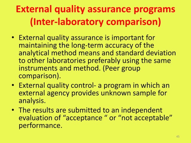 2. Quality Control Notes