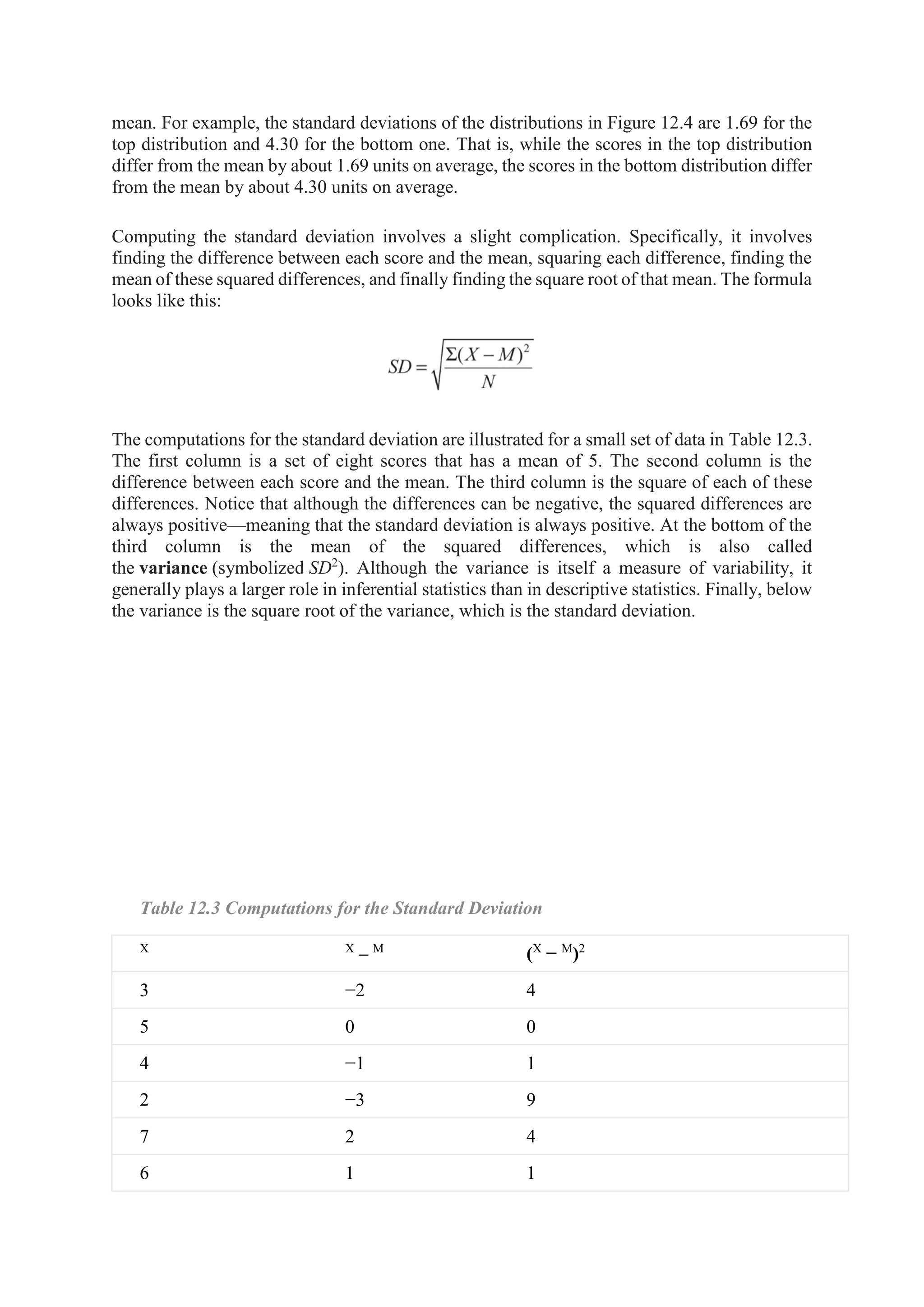Measures of central tendency and dispersion | PDF