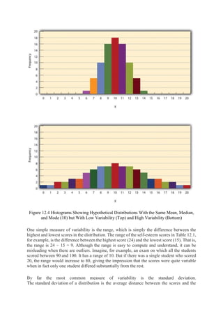 Measures of central tendency and dispersion | PDF