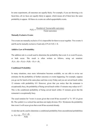 Different types of distributions | PDF