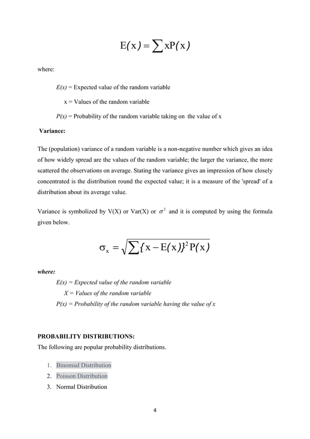 Different types of distributions | PDF | Physics | Science