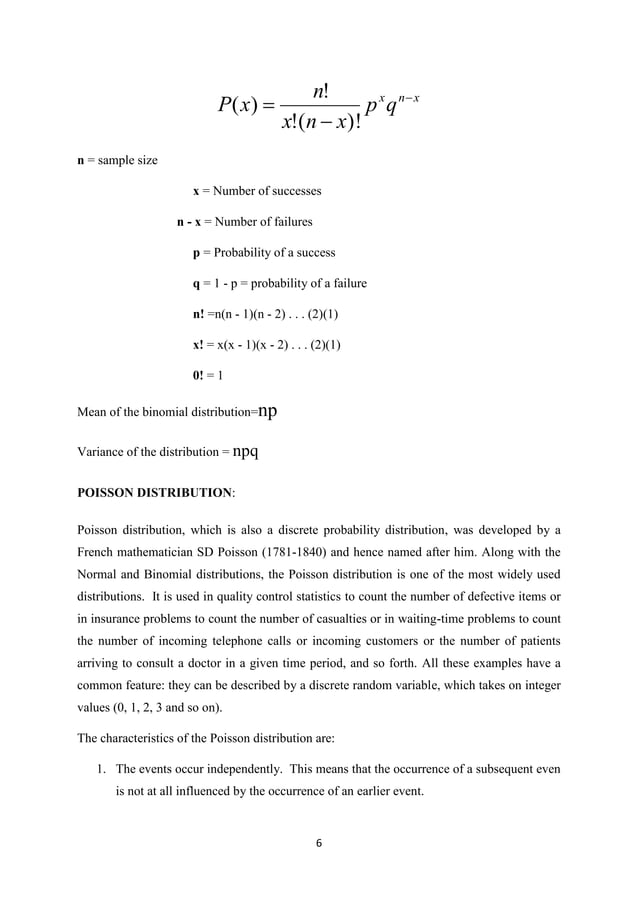 Different types of distributions | PDF | Physics | Science