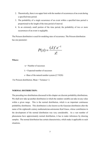 Different types of distributions | PDF