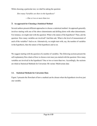 Selection of appropriate data analysis technique | PDF