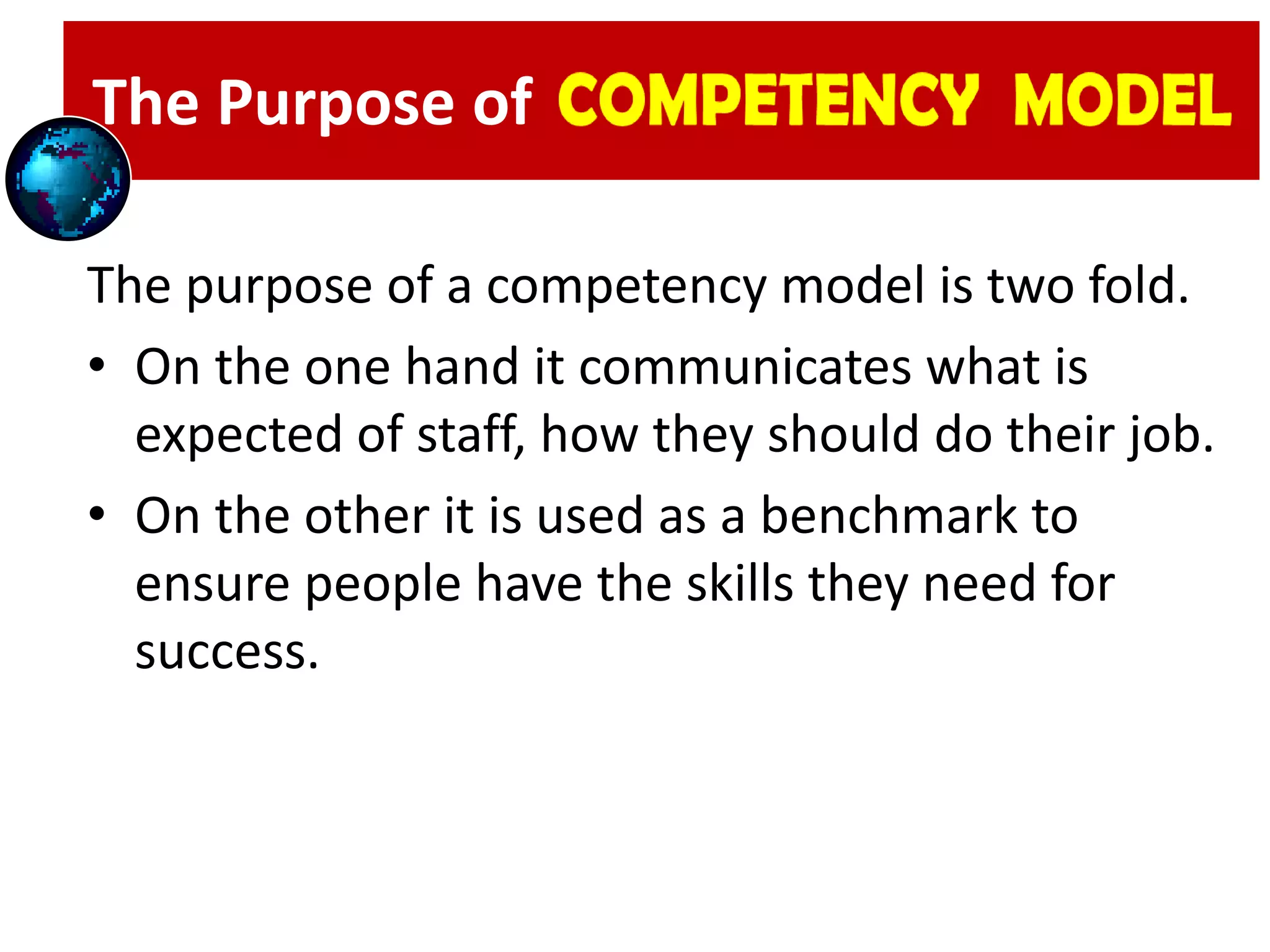 Competency FRAMEWORK and MODELS _ Materi Training Kompetensi SDM | PDF
