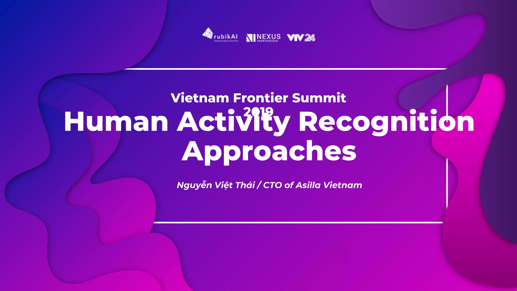 [VFS 2019] Human Activity Recognition Approaches | PPTX