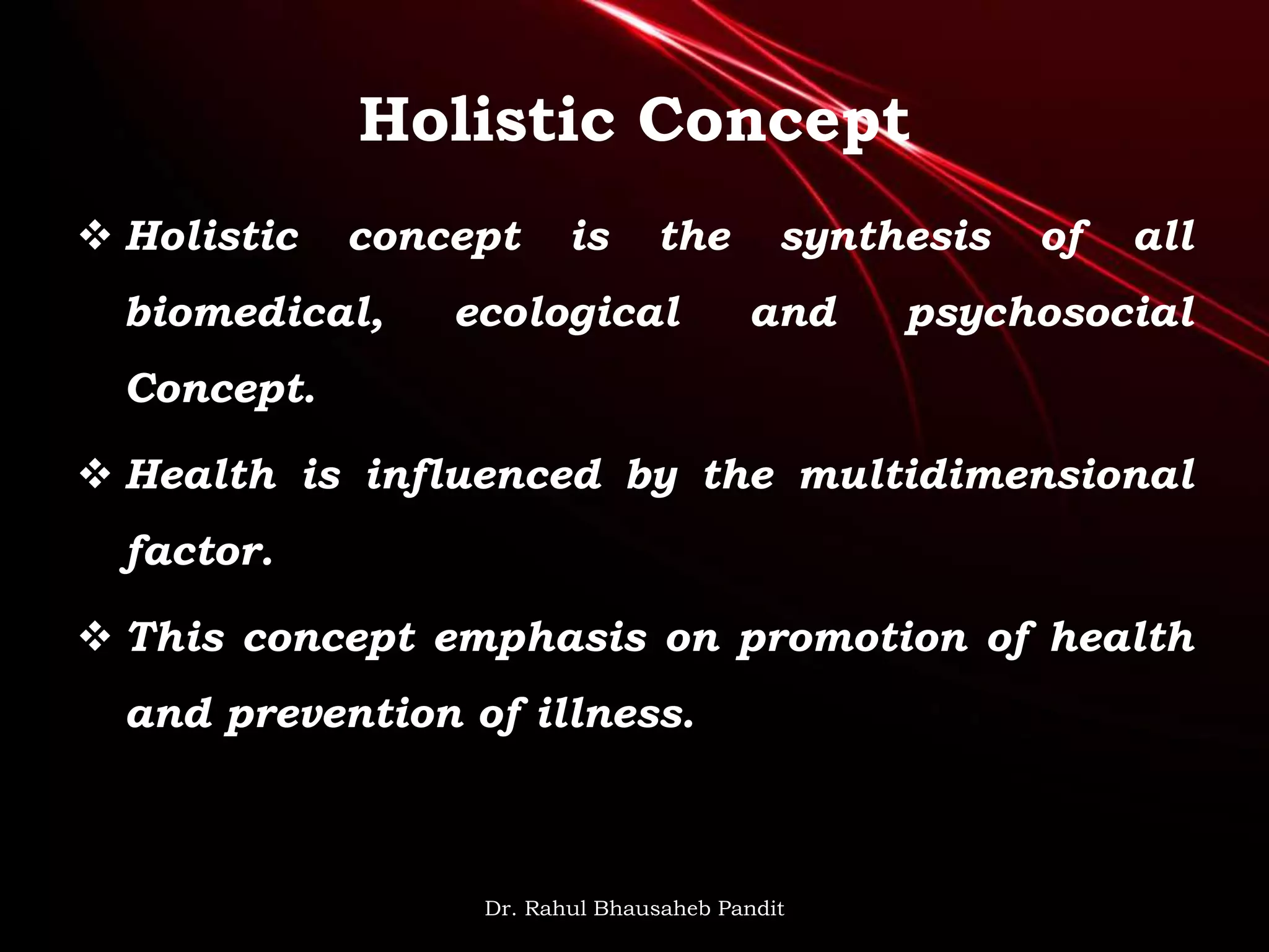 Concept of Health | PPTX