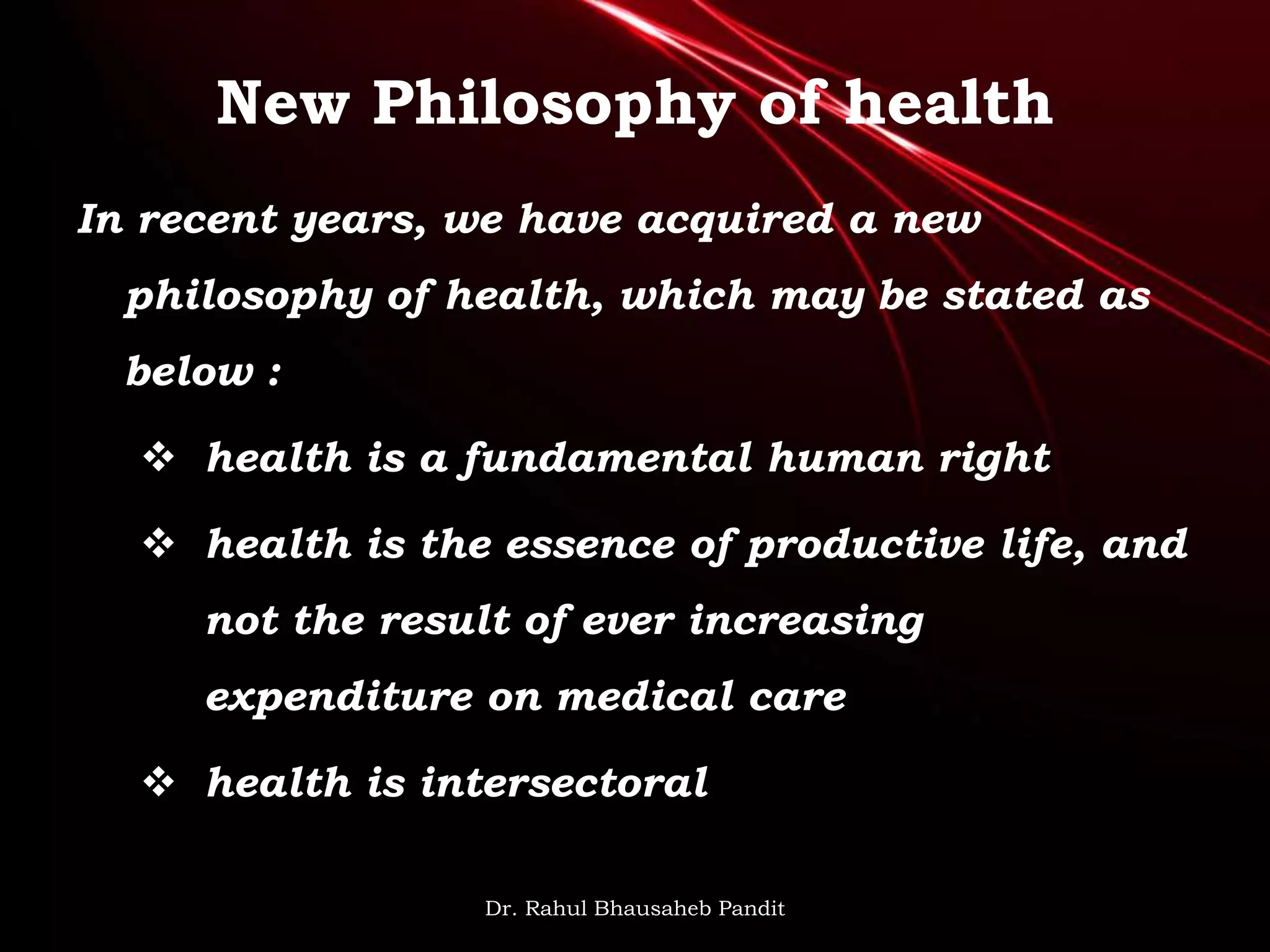 Concept of Health | PPTX