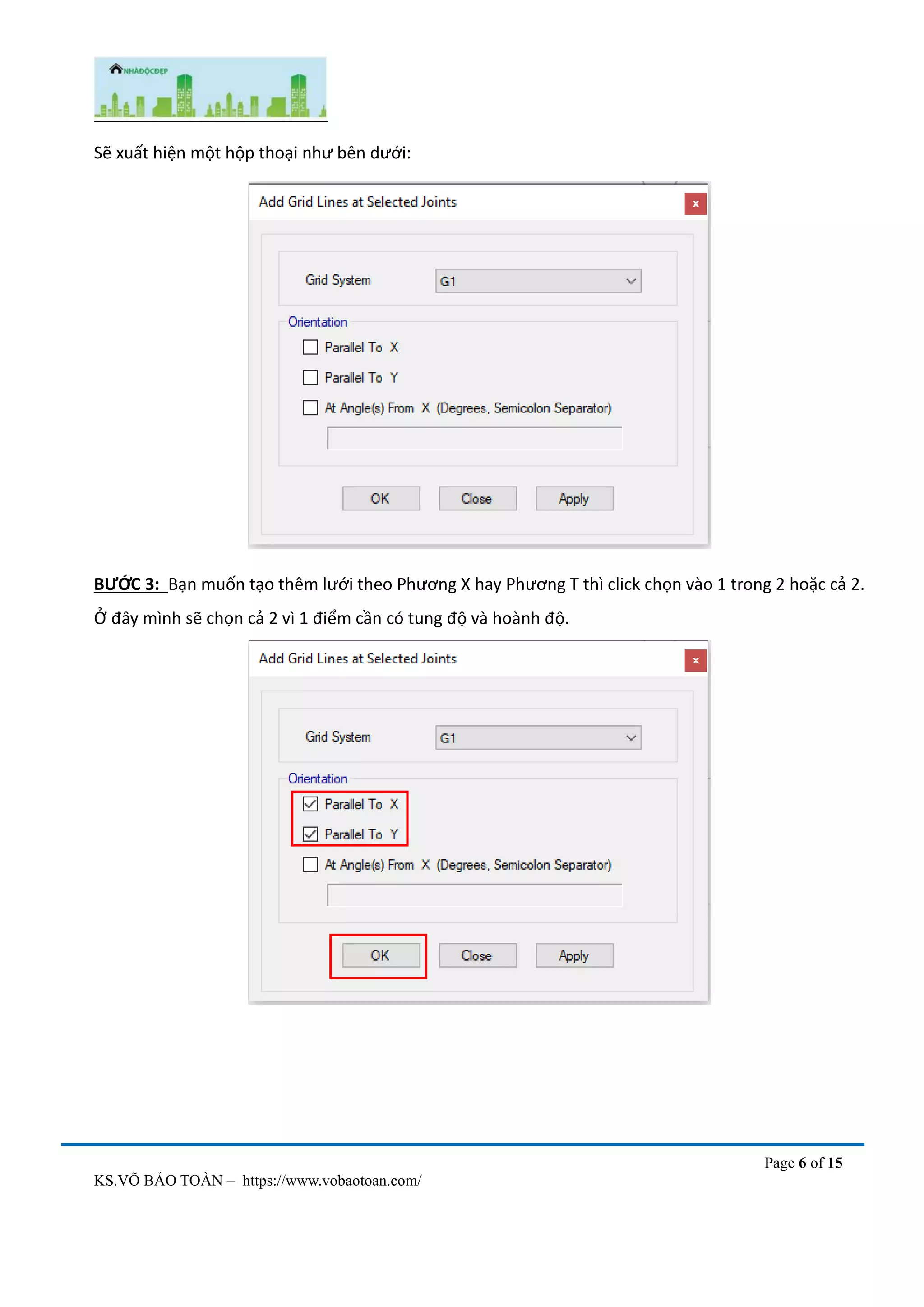 Ve them duong luoi bat ky trong etabs - bai 2 | PDF